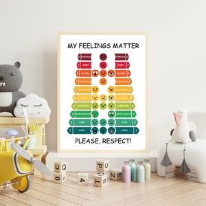 Homeschool Emotions & Feelings Posters, Montessori Preschool ...