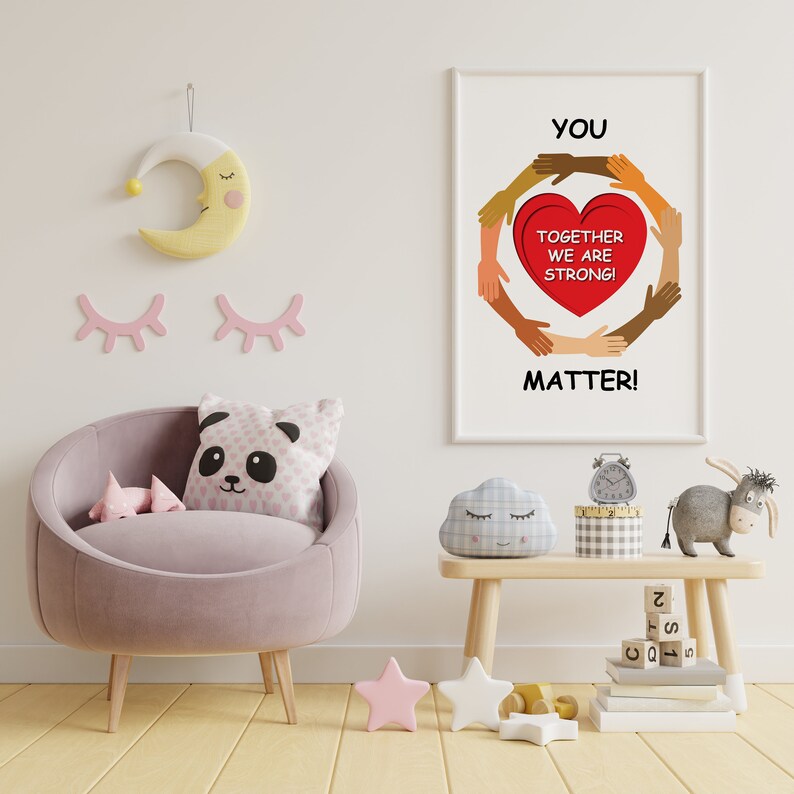 You Matter Poster, Positive Classroom Decor, Inclusive Education Print ...