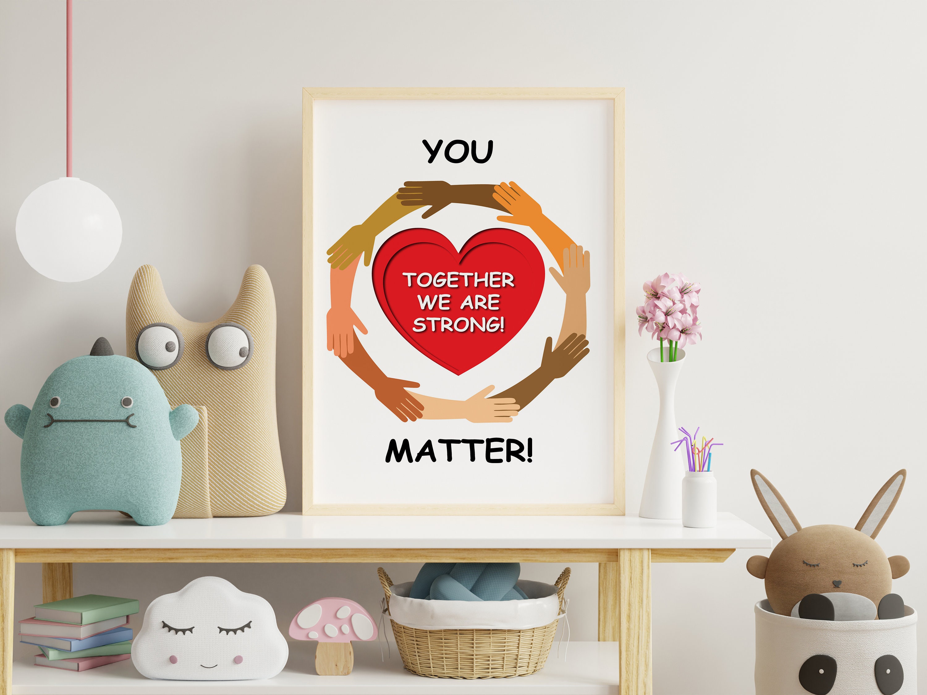 You Matter Poster, Positive Classroom Decor, Inclusive Education Print ...
