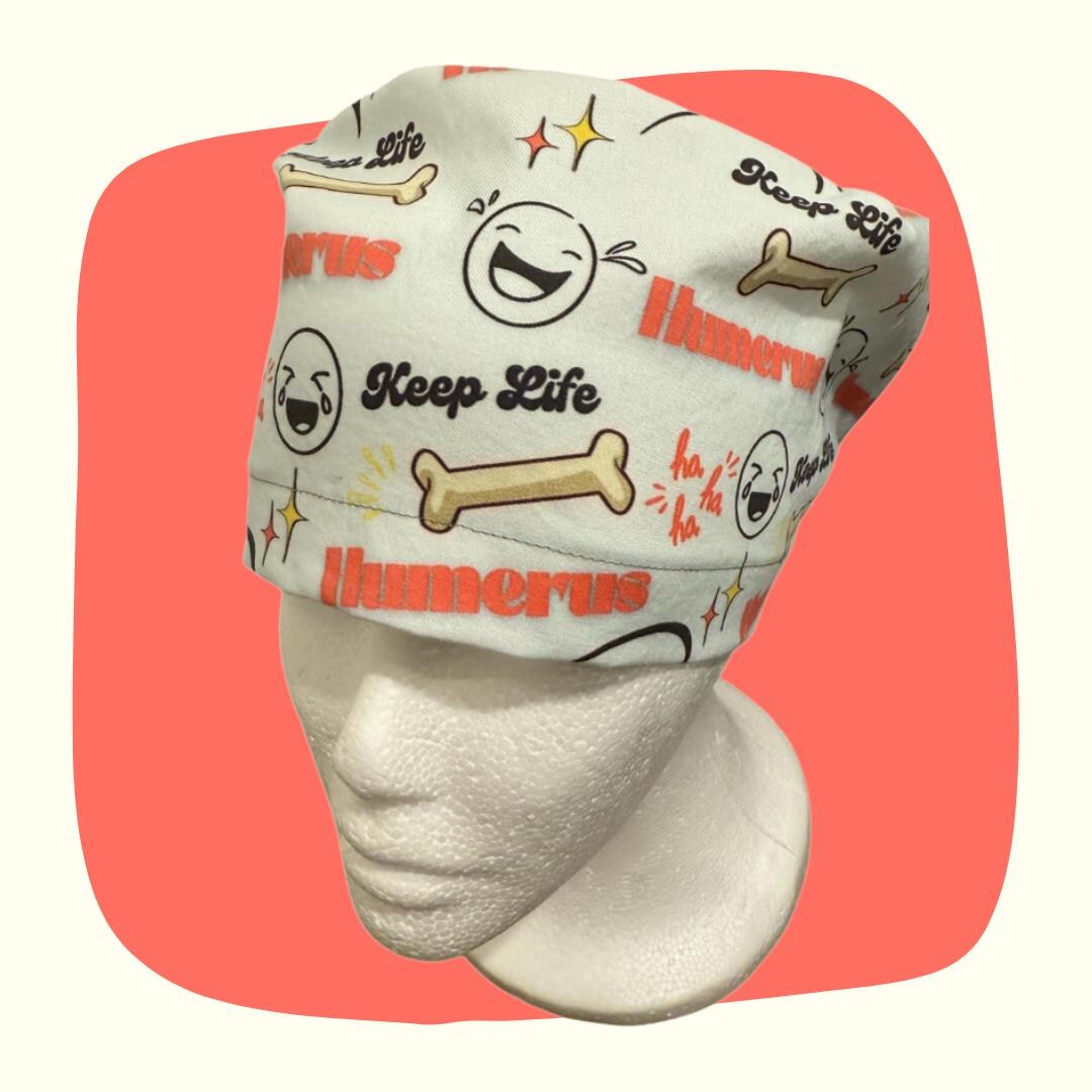 Keep Life Humerus - Euro Style Scrub Cap - Etsy