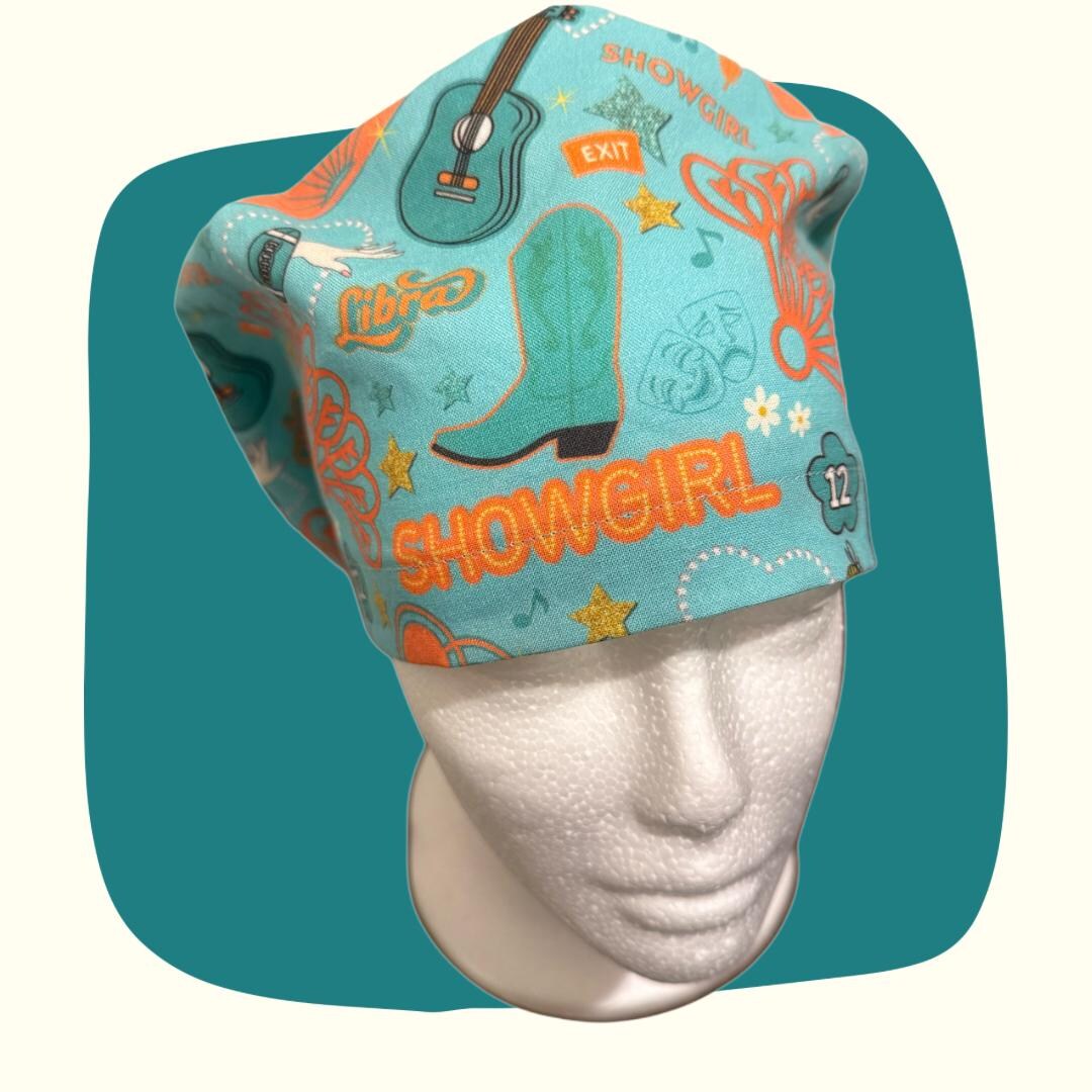 Showgirl Euro Style Scrub Cap - Etsy