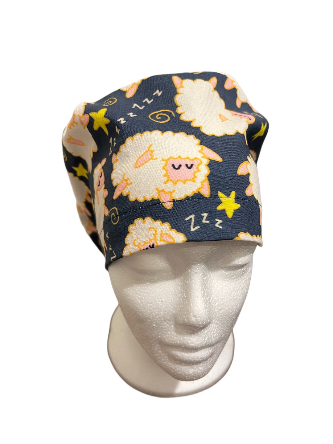 Sleeping Sheep Euro Style Scrub Cap - Etsy