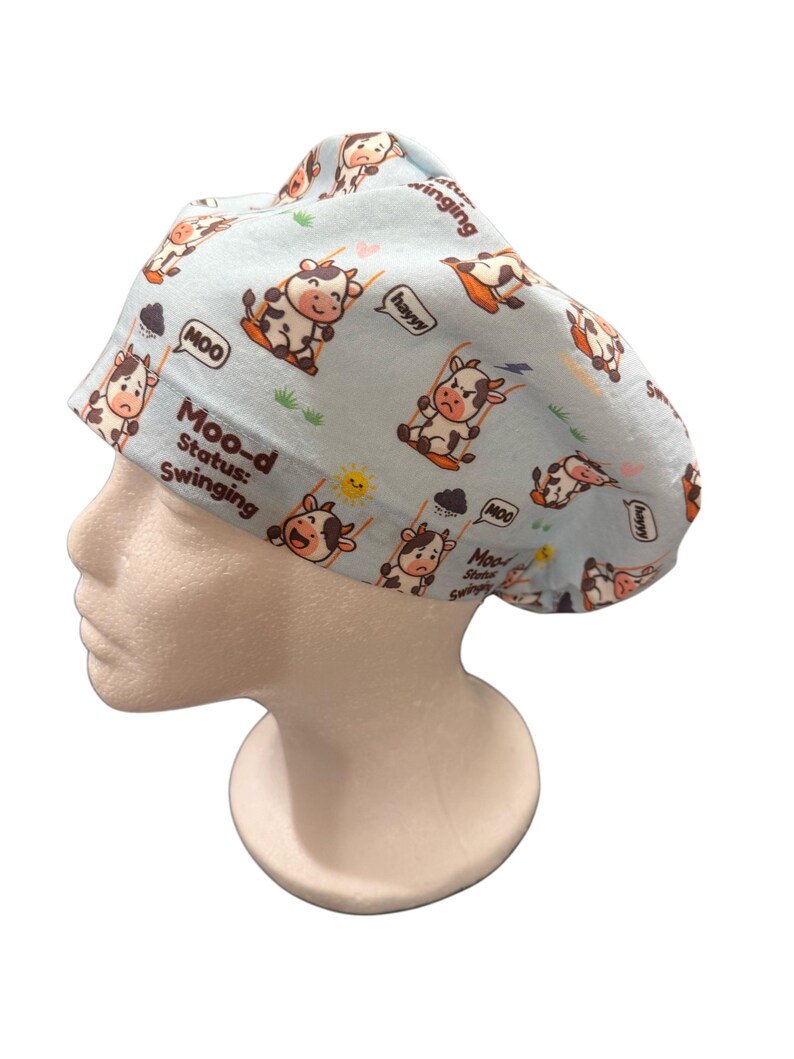 Moo-d Swinging - Euro Style Scrub Cap - Etsy
