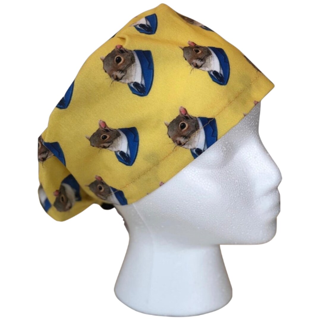Squirrel Business Euro Style Scrub Caps - Etsy
