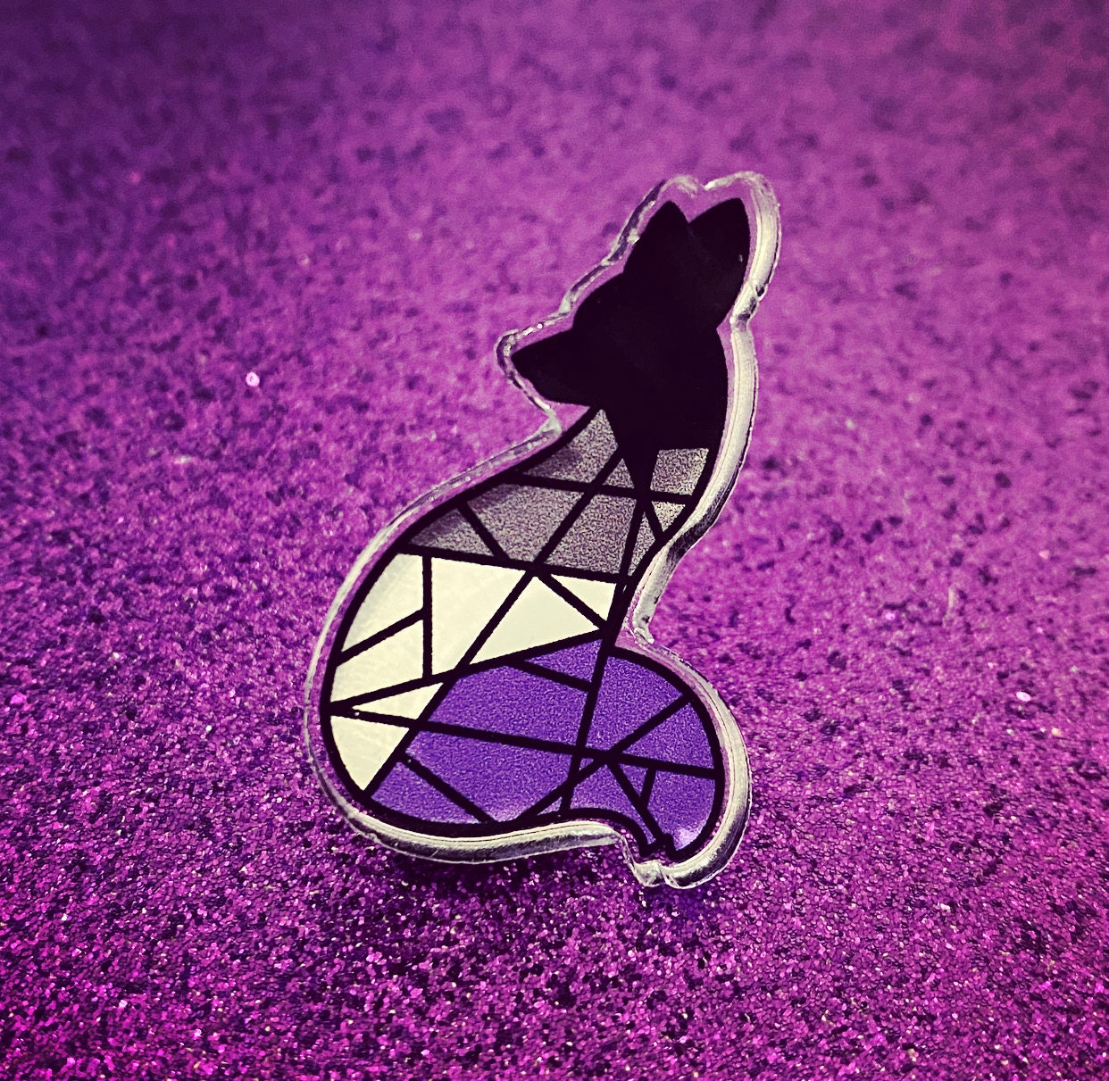Fox Asexual Pride Pin Acrylic Pin Ace Pride - Etsy