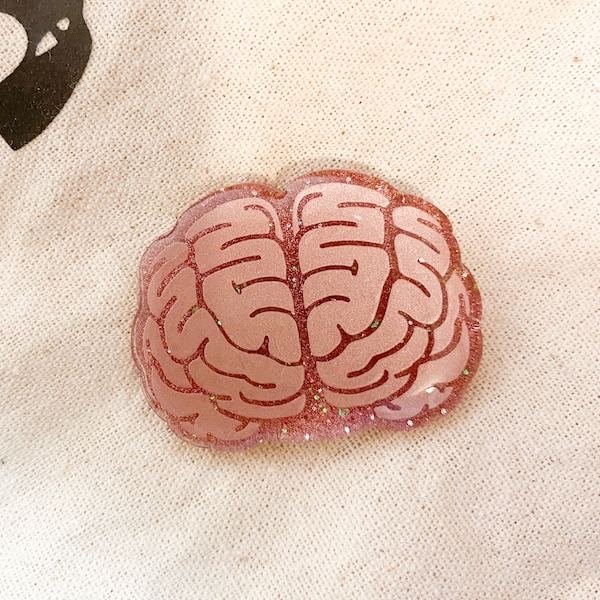 Brain Pin - Etsy