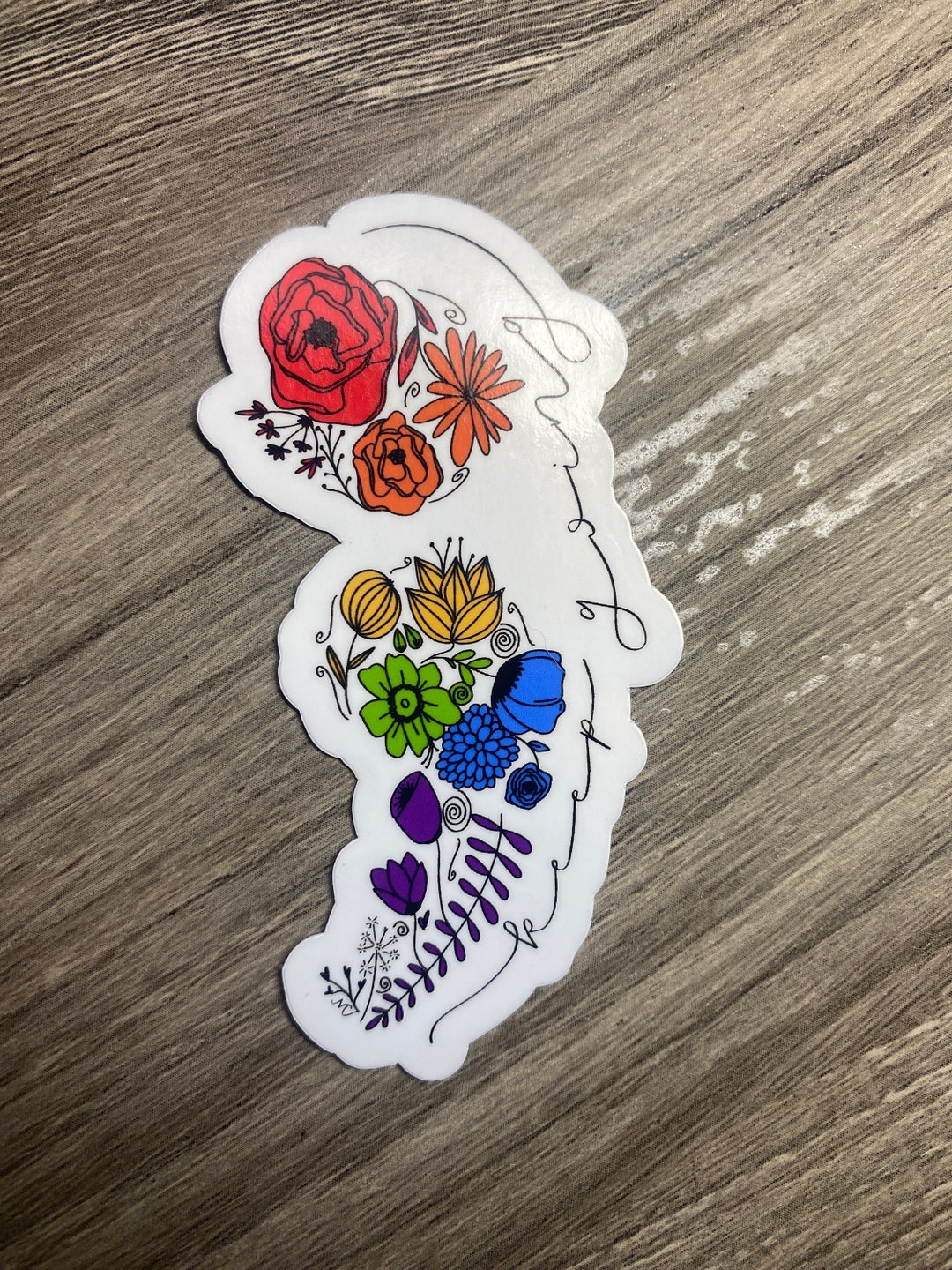 Rainbow Semicolon Sticker - Mental Health, Keep Going, LGBTQIA - Etsy