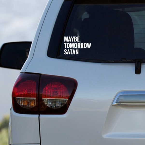 Satan Decal - Etsy