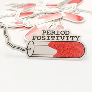 Period Positivity Sticker - Etsy