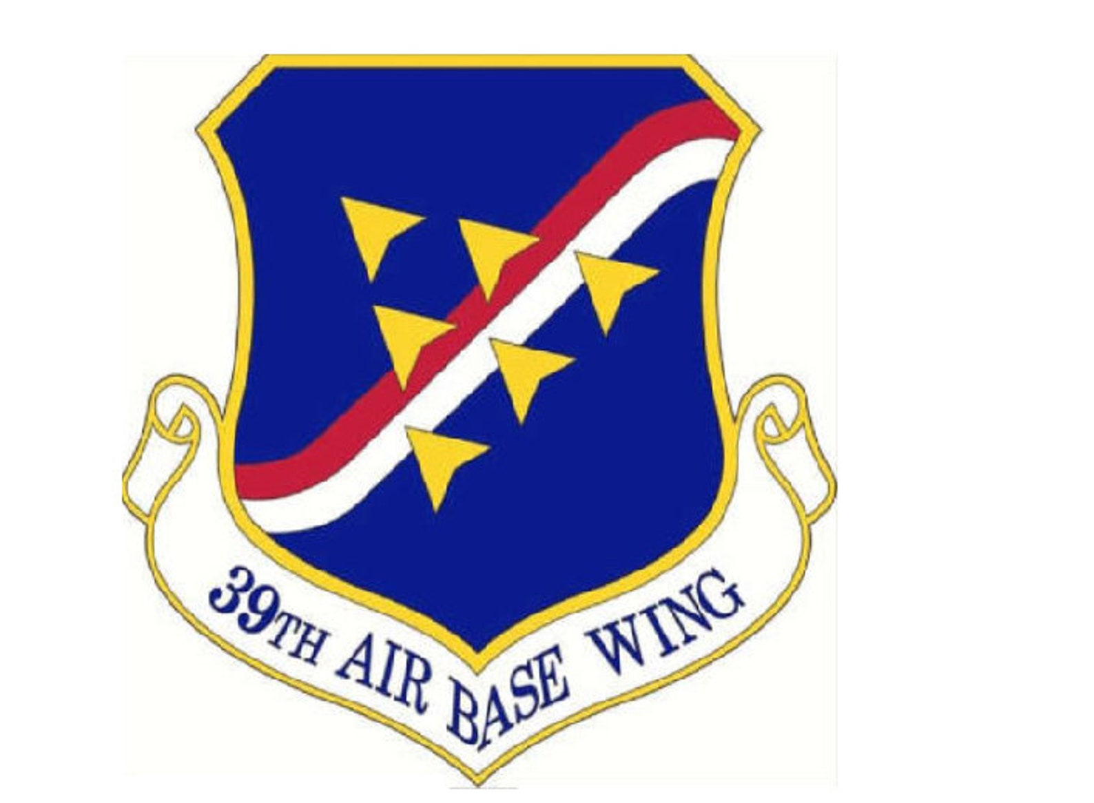 39th Air Base Wing Logo Design for Machine Embroidery (TESTED) - Etsy