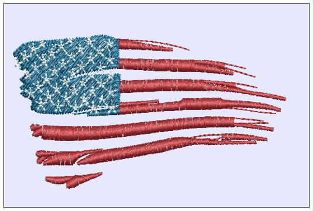US Flag for Embroidery Logo Design (TESTED) - Etsy
