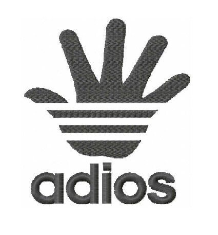 Adios Machine Embroidery Logo Design (TESTED) - Etsy