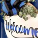 Welcome Blue Line Door Hanger / Police Welcome Sign / Blue Line Door ...