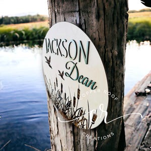 Duck Nursery Sign / Nursery Name Sign / Duck Theme Sign - Etsy