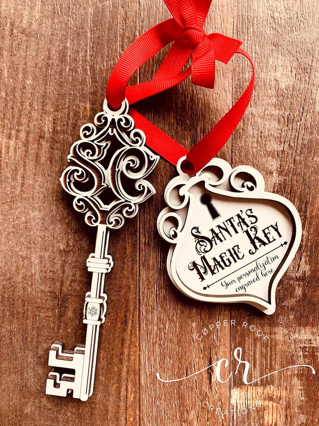 Santa’s Magic Key Custom Personalized Santa’s Magic Key Laser Cut Santa ...