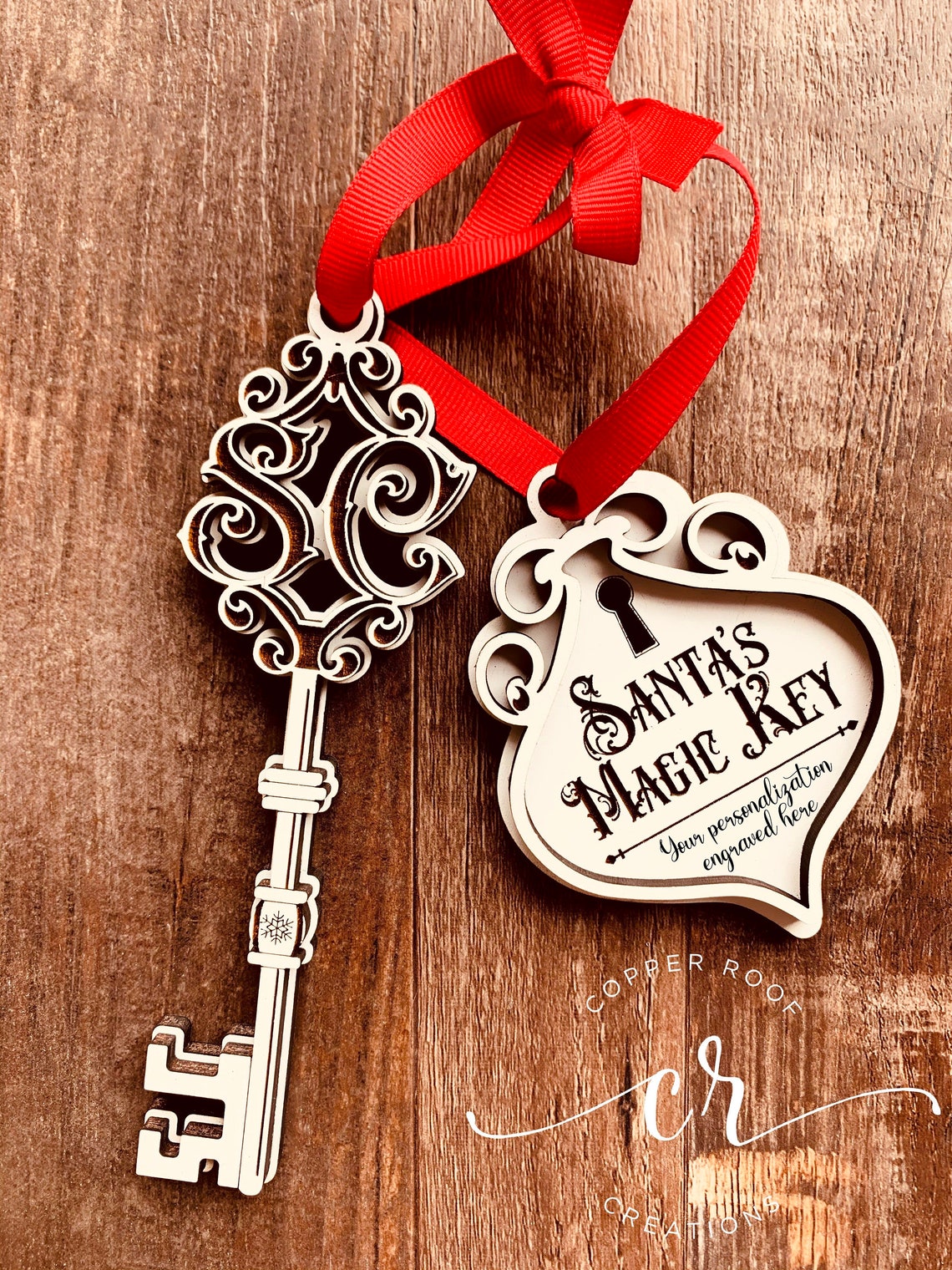 Santa’s Magic Key Custom Personalized Santa’s Magic Key Laser Cut Santa ...