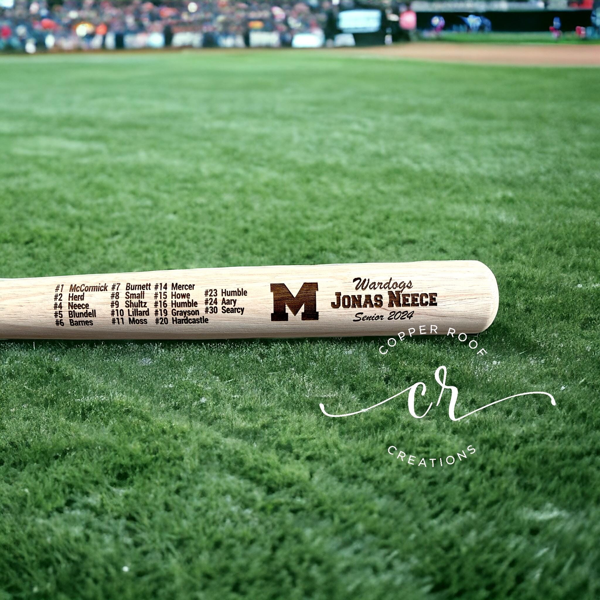 Custom Engraved Mini Baseball Bats / Senior Night Baseball Gift ...