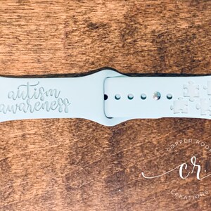 Autism Awareness Apple Watch Band Laser Engraved - Etsy