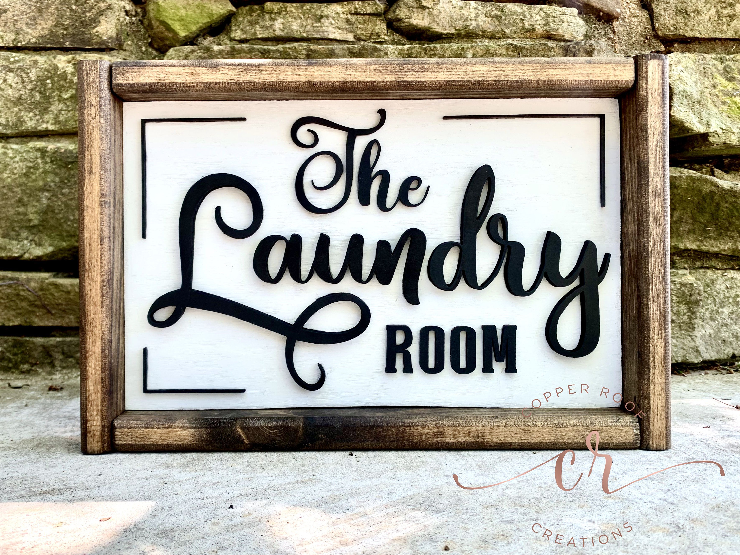 The Laundry Room Farmhouse Sign - Etsy