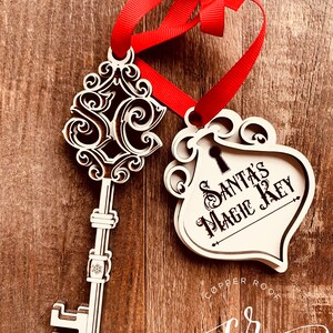 Santa’s Magic Key Custom Personalized Santa’s Magic Key Laser Cut Santa ...