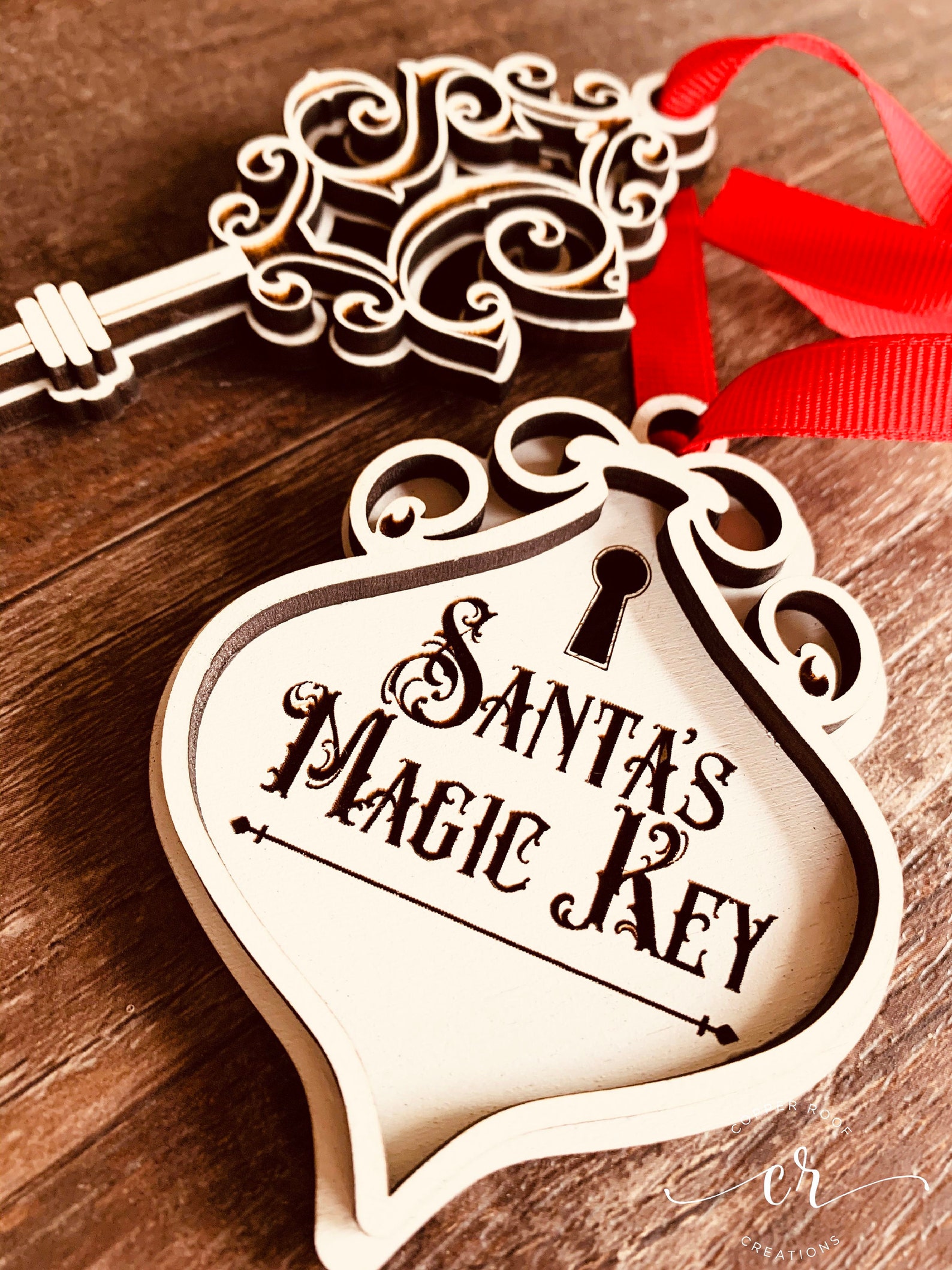 Santa’s Magic Key Custom Personalized Santa’s Magic Key Laser Cut Santa ...