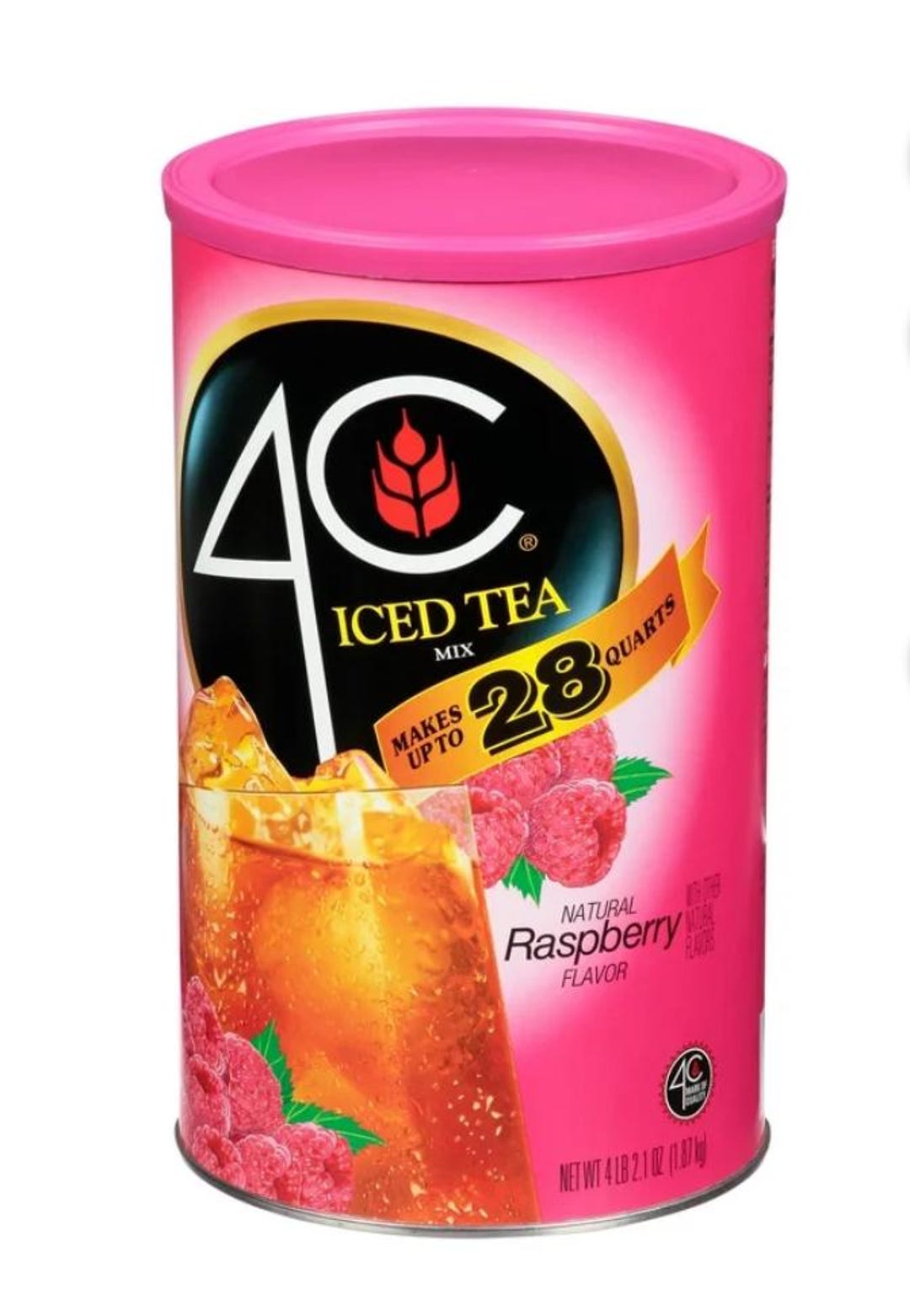 4C Raspberry Iced Tea Stash Can Diversion Safe for Hiding Money and ...