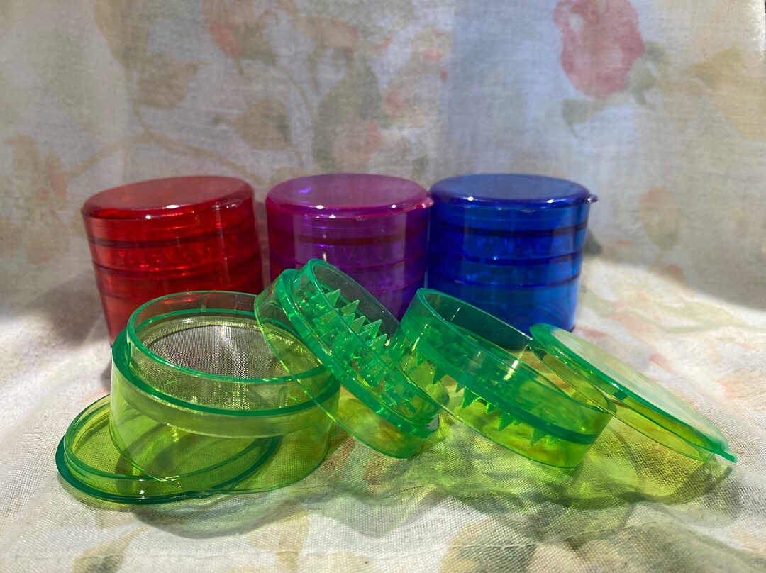 Acrylic Spice Grinder: Pocket Size Herb Grinder With Diamond Teeth - Etsy