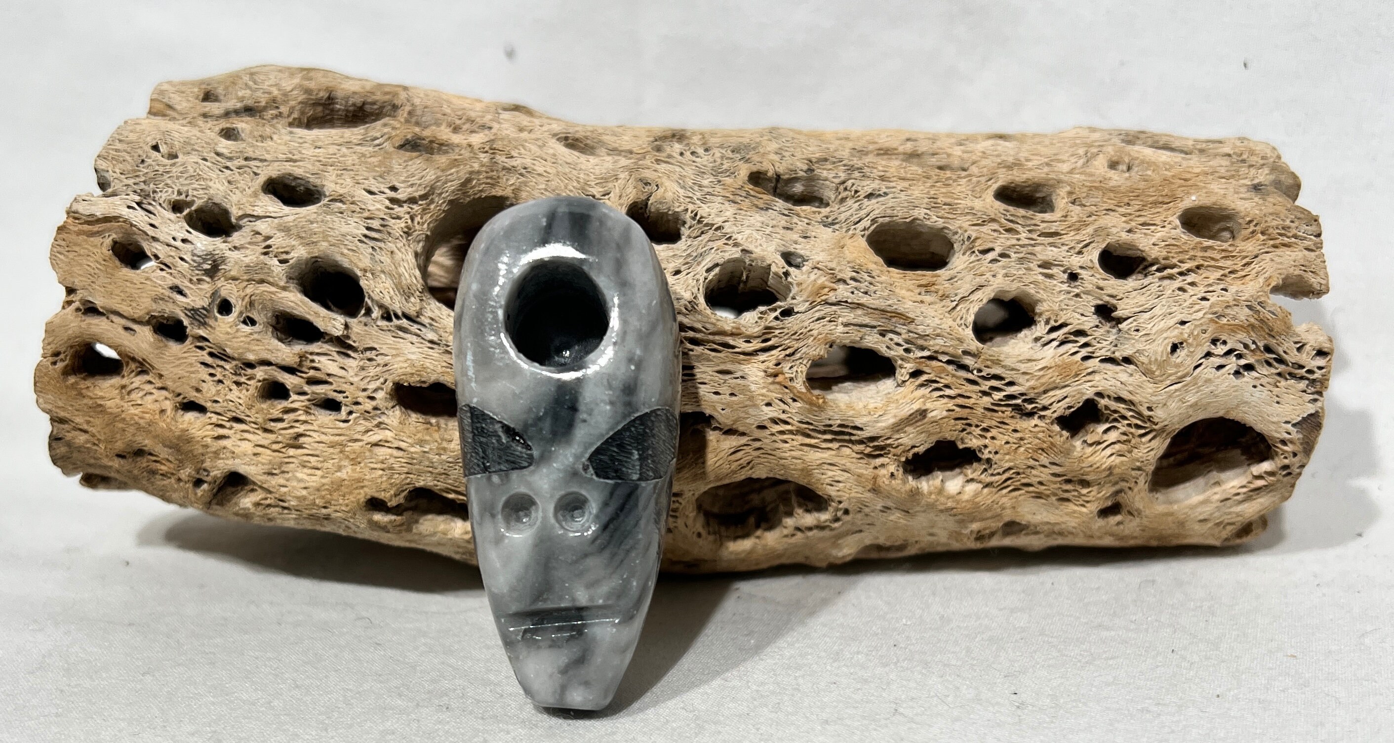 Designer Handcarved Onyx Alien Tobacco Hand Pipe Smoke Pipe - Etsy