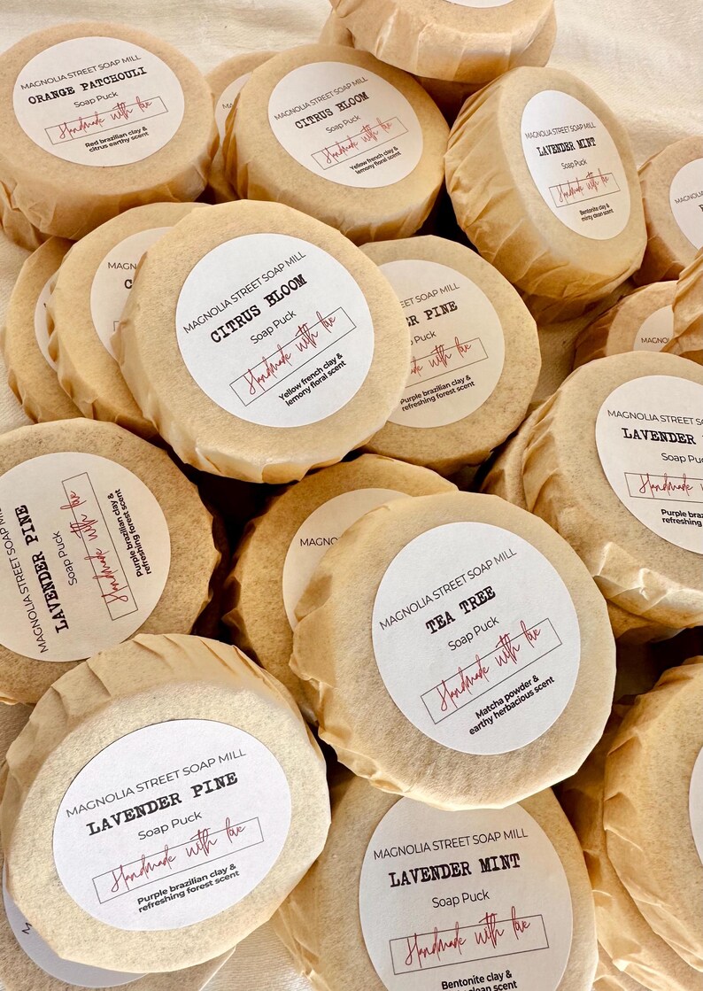 Handmade Natural Bar Soap | Vegan Skincare | Soap Pucks/soap Rounds - Etsy