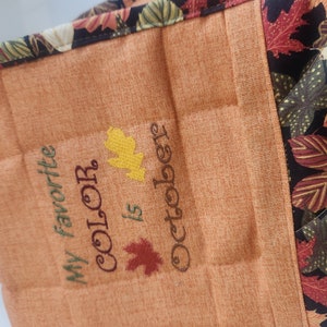 Thanksgiving Fall Leaves Double Potholders Trivet or Sets - Etsy