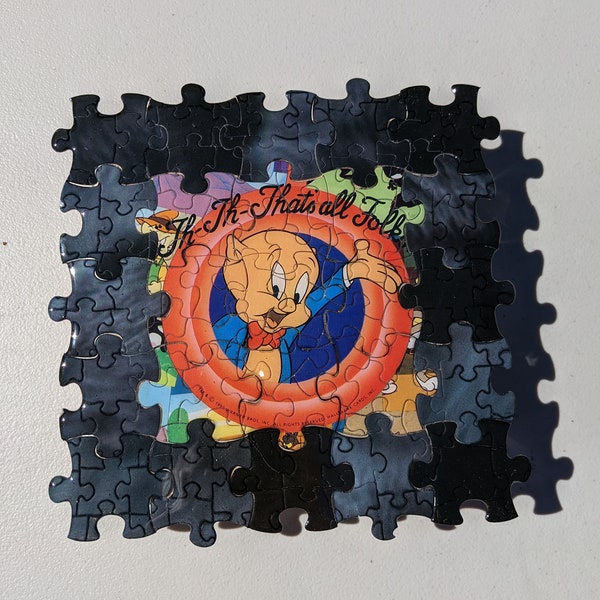 Pig Jigsaw - Etsy