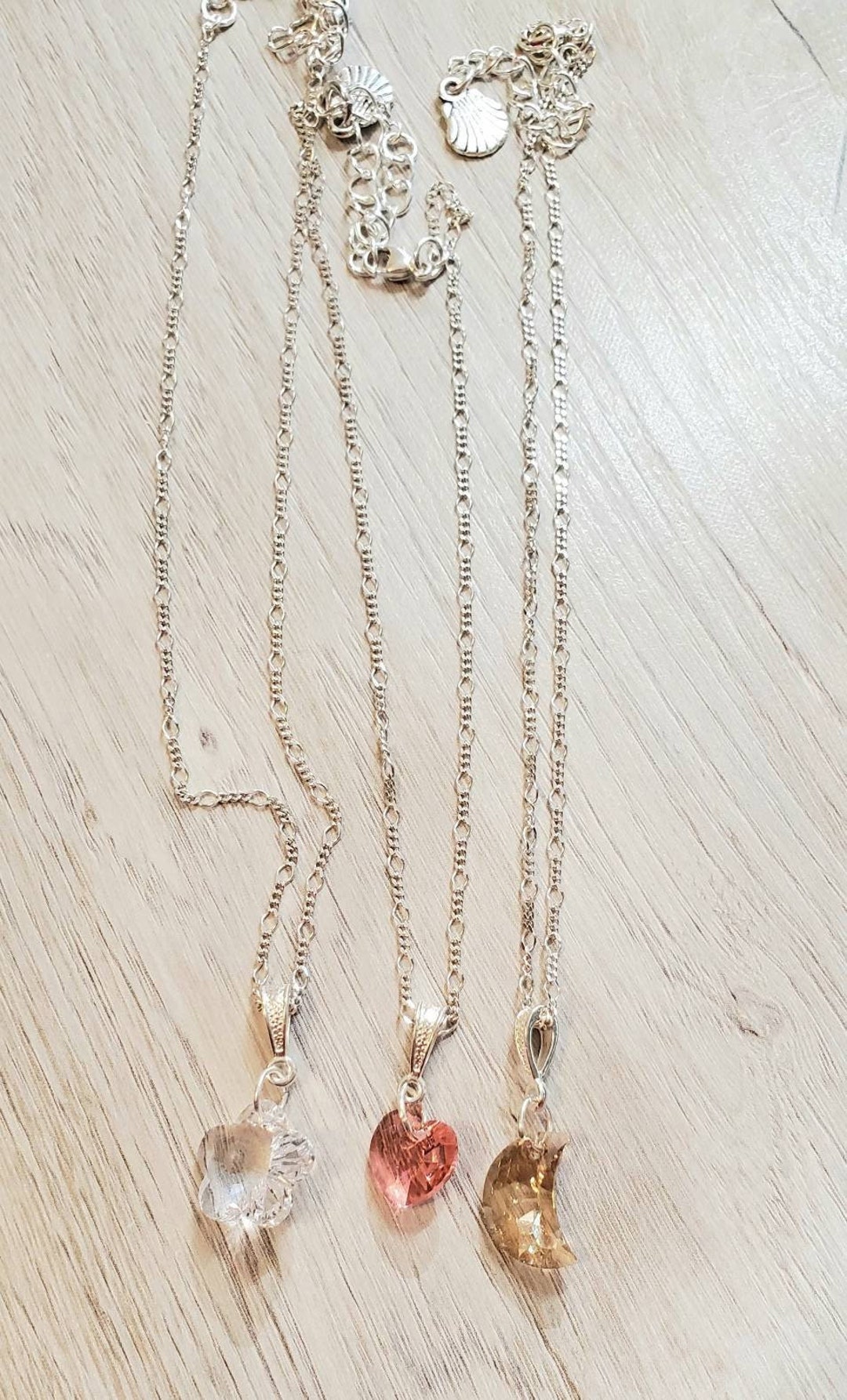 Small Children's Swarovski Crystal Pendant Necklace, Young Child ...