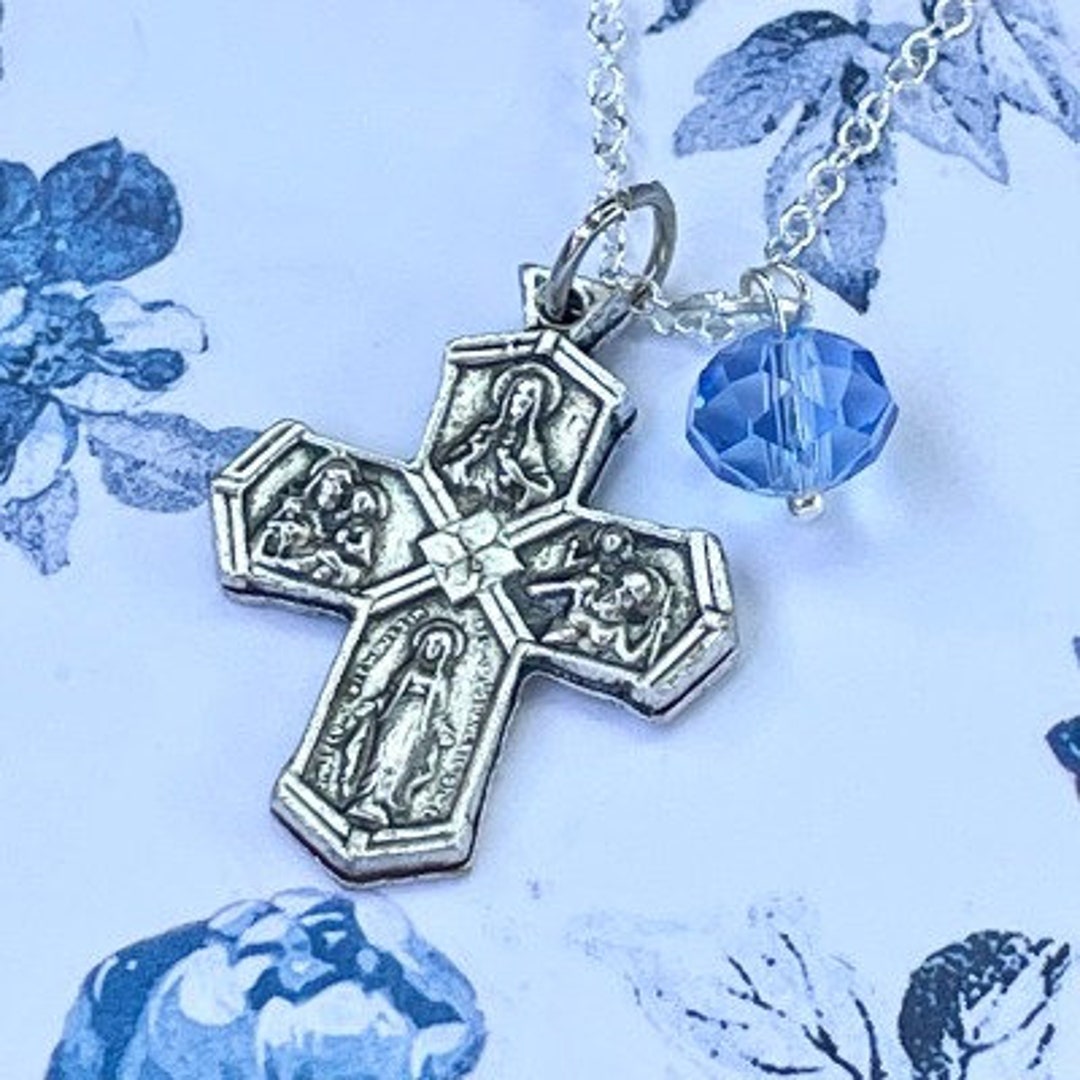 Silver Tone Jesus 4 Way Cross " I Am Catholic Please Call A Priest ...