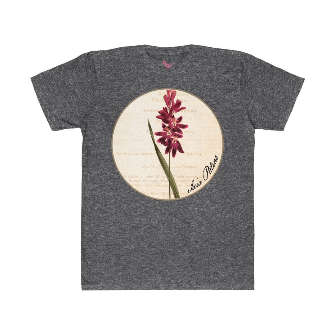 Camiseta botánica Ixia Patens / camiseta equipada unisex - Etsy España