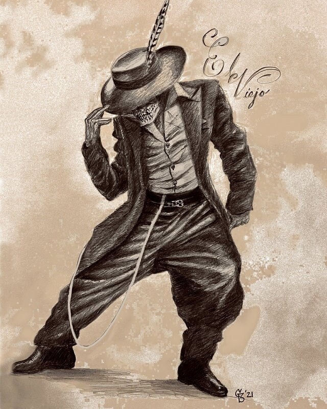 Pachuco Art Drawing