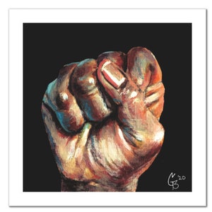 Justice Fist | Print - Etsy