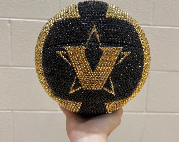 Custom Rhinestone Bedazzled Volleyball - Etsy