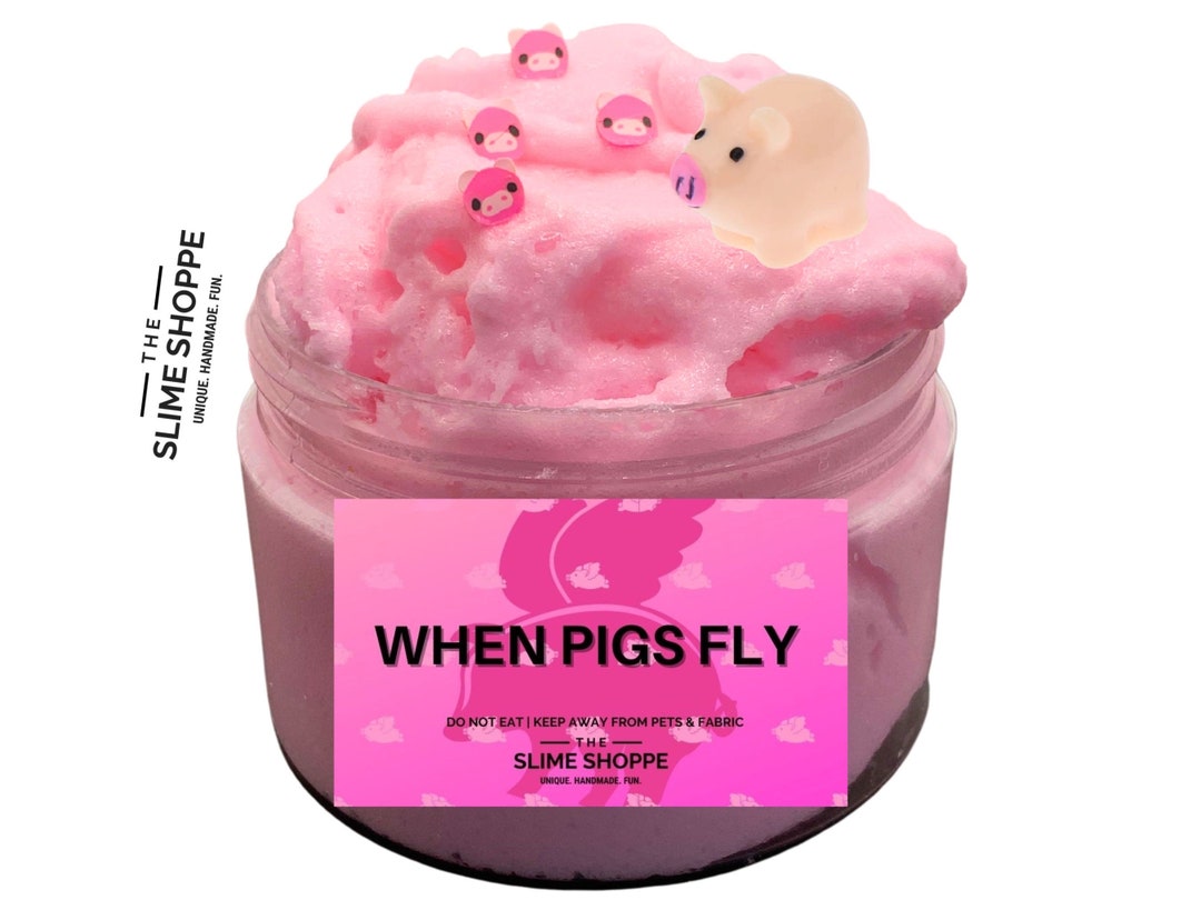 Cloud Slime | Pig Strawberry Scented 6oz Cloud Slime | Slime Shop | Pig ...