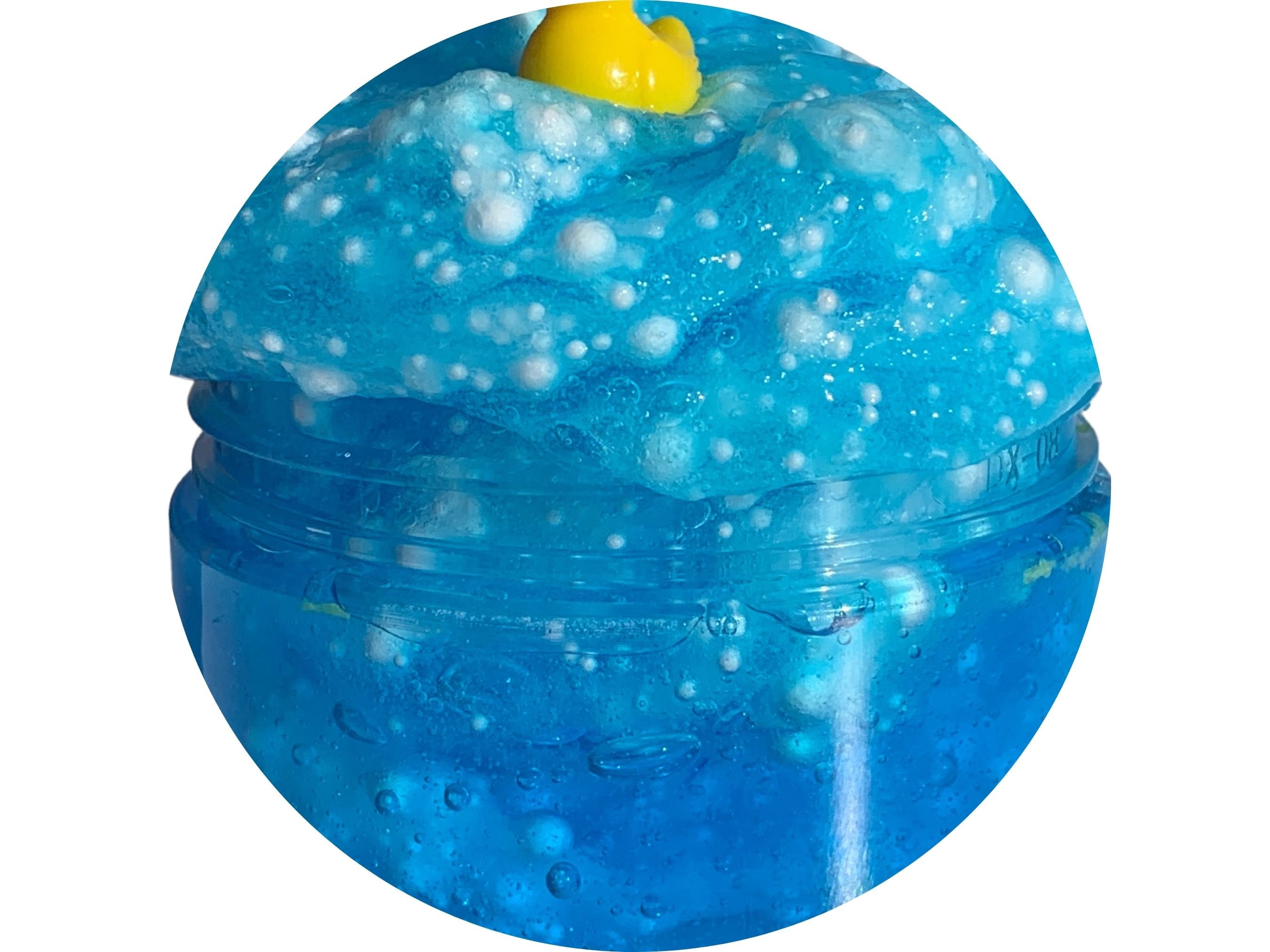Crunchy Slime Bubble Bath Slime Rubber Duck Slime Clear - Etsy