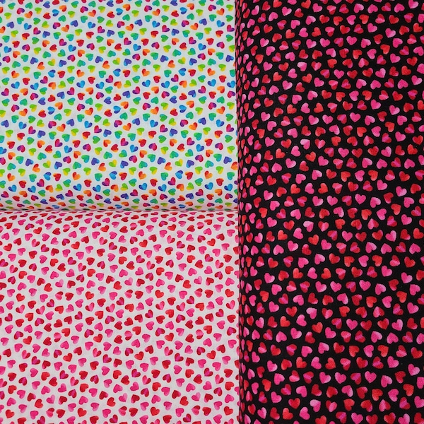 Red and Pink Fabric - Etsy