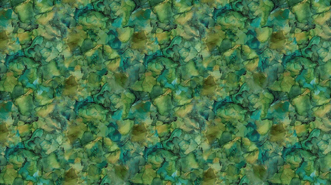 Northcott Cedarcrest Falls Single Colorway DP26911-78 Green by Deborah ...