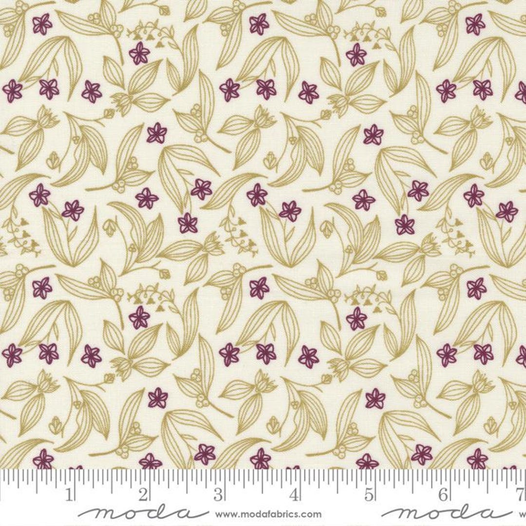 Moda Fabrics Wild Meadow Porcelain 43134 11 Quilting Fabric 100% Cotton ...