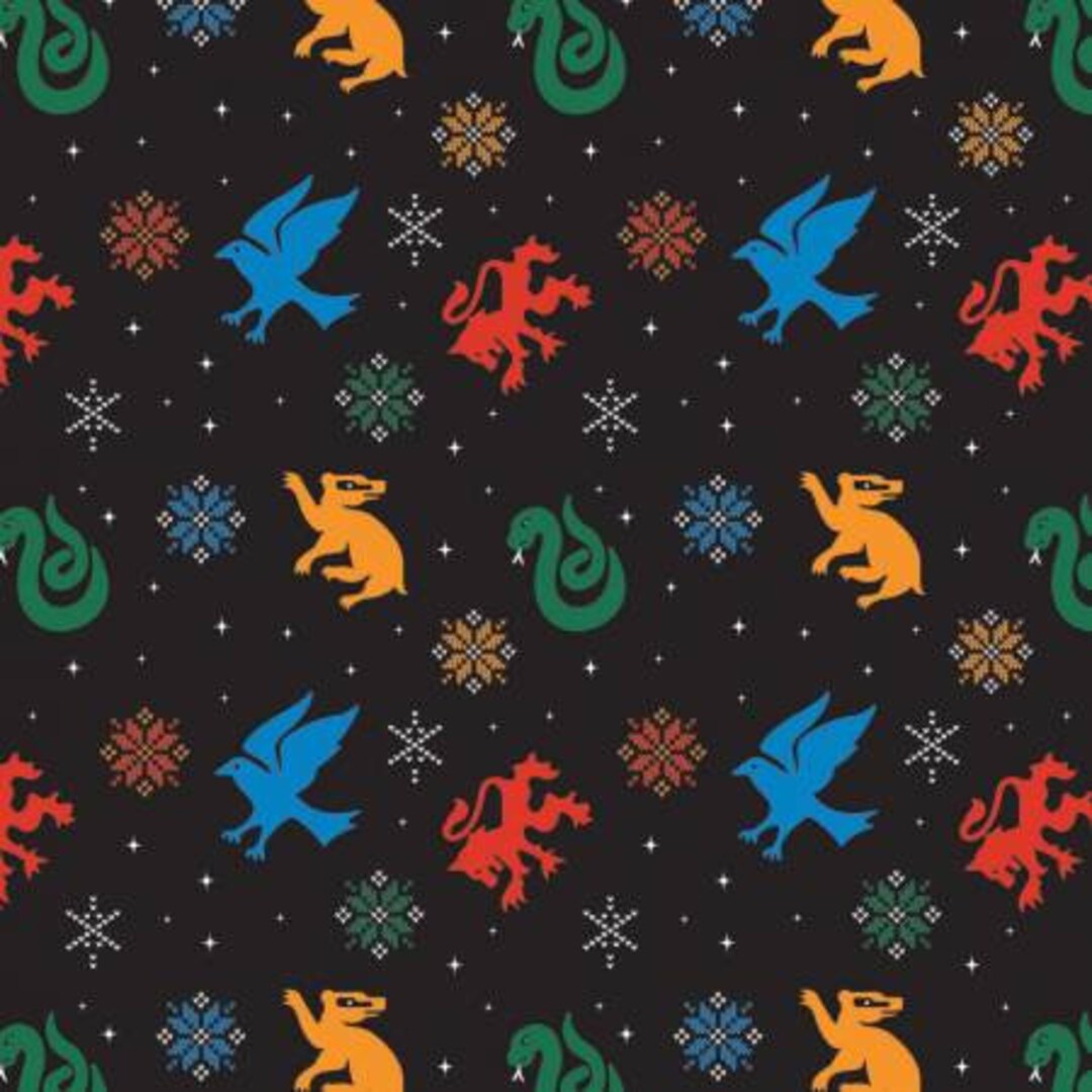 Harry Potter Snowflake Houses gryffindor hufflepuff ravenclaw and ...
