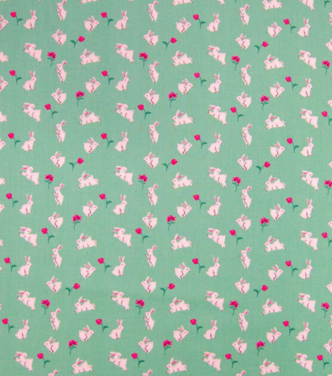 Garden Bunnies Susan Winget Easter Cotton Fabric 100% Cotton by the ...
