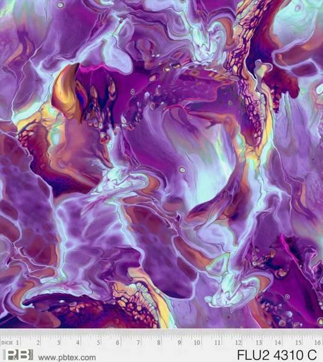 P & B Textiles Fluidity 2 Purple 100% Quilting Fabric - Etsy