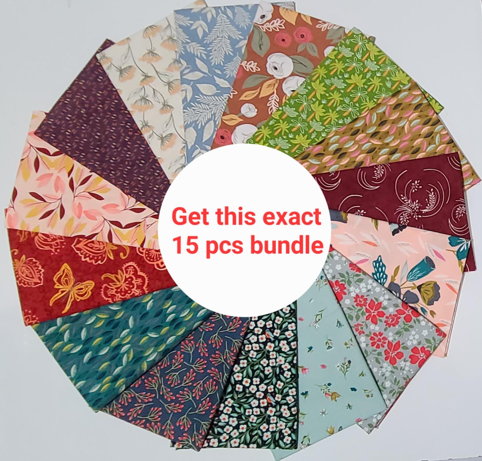 Moda Fabrics Curated Fat Quarter Bundles 100% Cotton From Moda Cotton ...