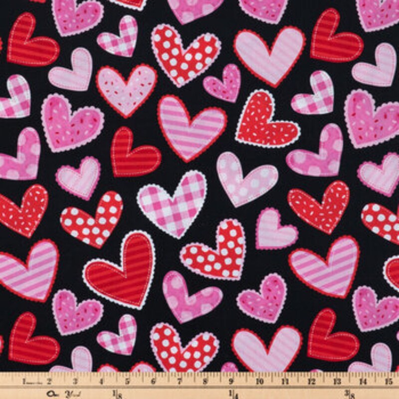 Heart Fabric - Etsy