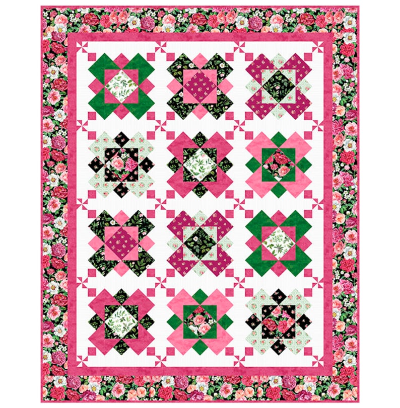 Northcott Blush Collection by Michel Design Works Border Stripe SP25616 ...