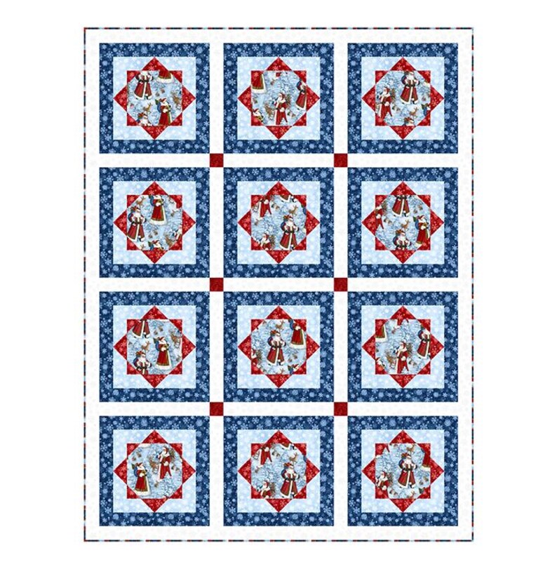 Northcott St. Nicholas Border Stripe DP28214-44 Christmas Fabric 100% ...