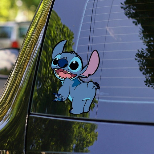 Stitch Car Window Sticker 5 Tall Quality Decal Bumper | Etsy